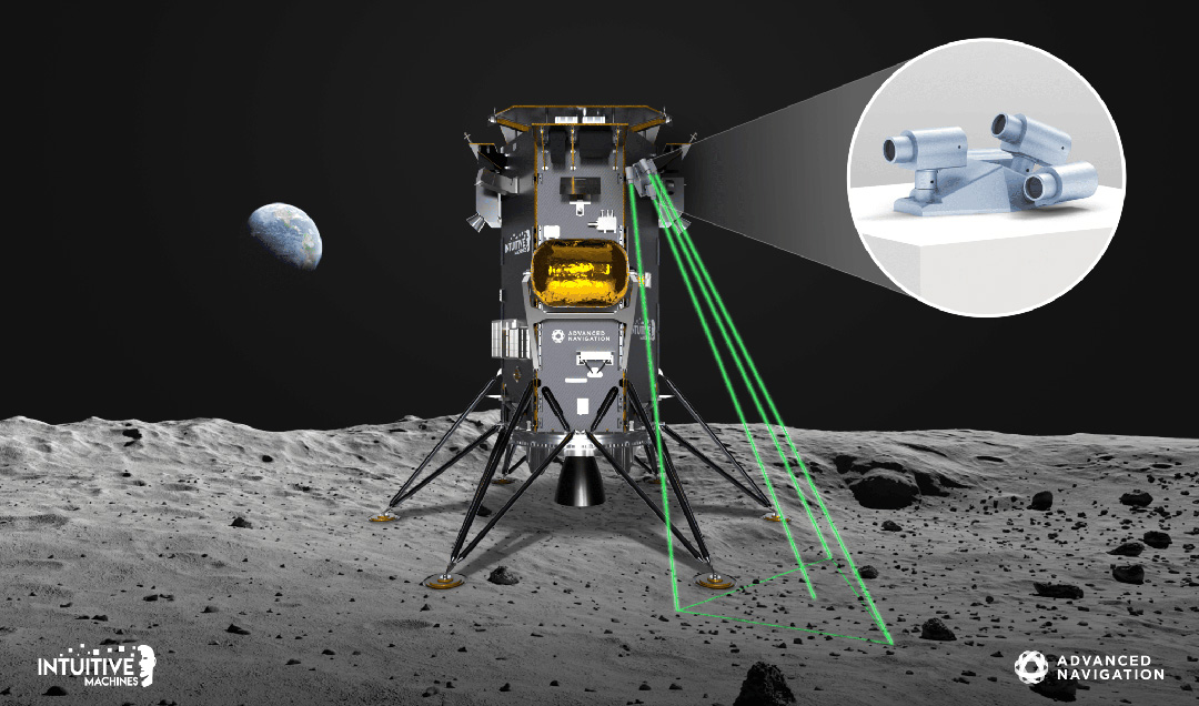 Lunar Lander Uses Laser Velocity and Ranging | Advanced Navigation